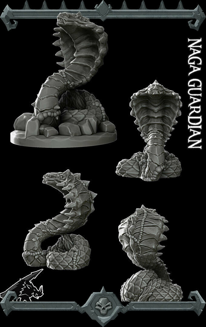 Naga Guardian - Wargaming Miniatures Monster Rocket Pig Games D&D, DnD ...