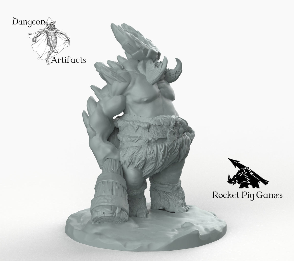 Giant Ice Cyclops - Wargaming Miniatures Monster Rocket Pig Games D&D ...