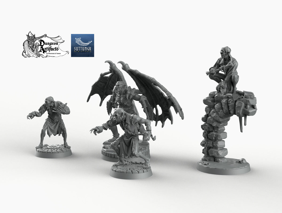 Vampire Strigoi Pack - Suttungr Miniatures Monster D&D DnD – Dungeon ...