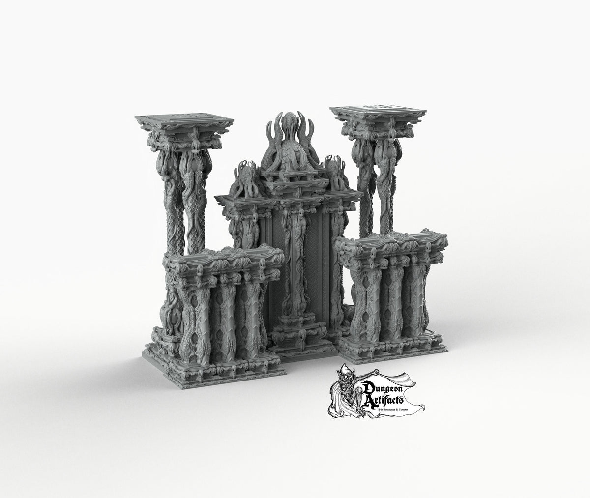 Ornate Necro Shrine - Printomancer3D Printomancer Miniatures Wargaming ...