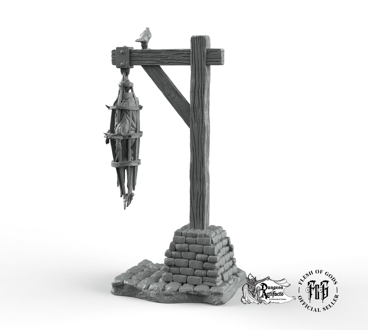 Caged Skeleton - Flesh of Gods Miniatures Wargaming D&D DnD A Cult of ...
