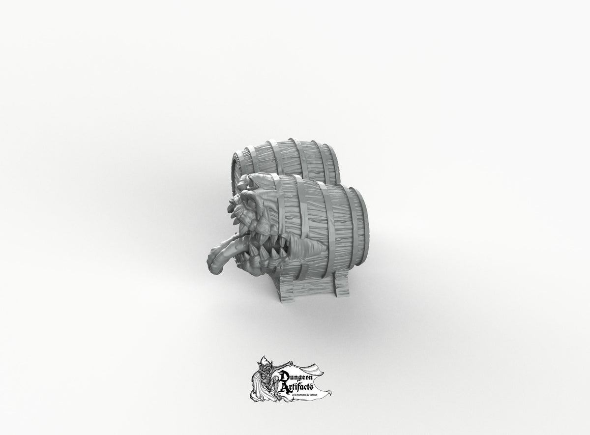 Mimic Barrel - Epic Miniatures Wargaming D&D DnD – Dungeon Artifacts