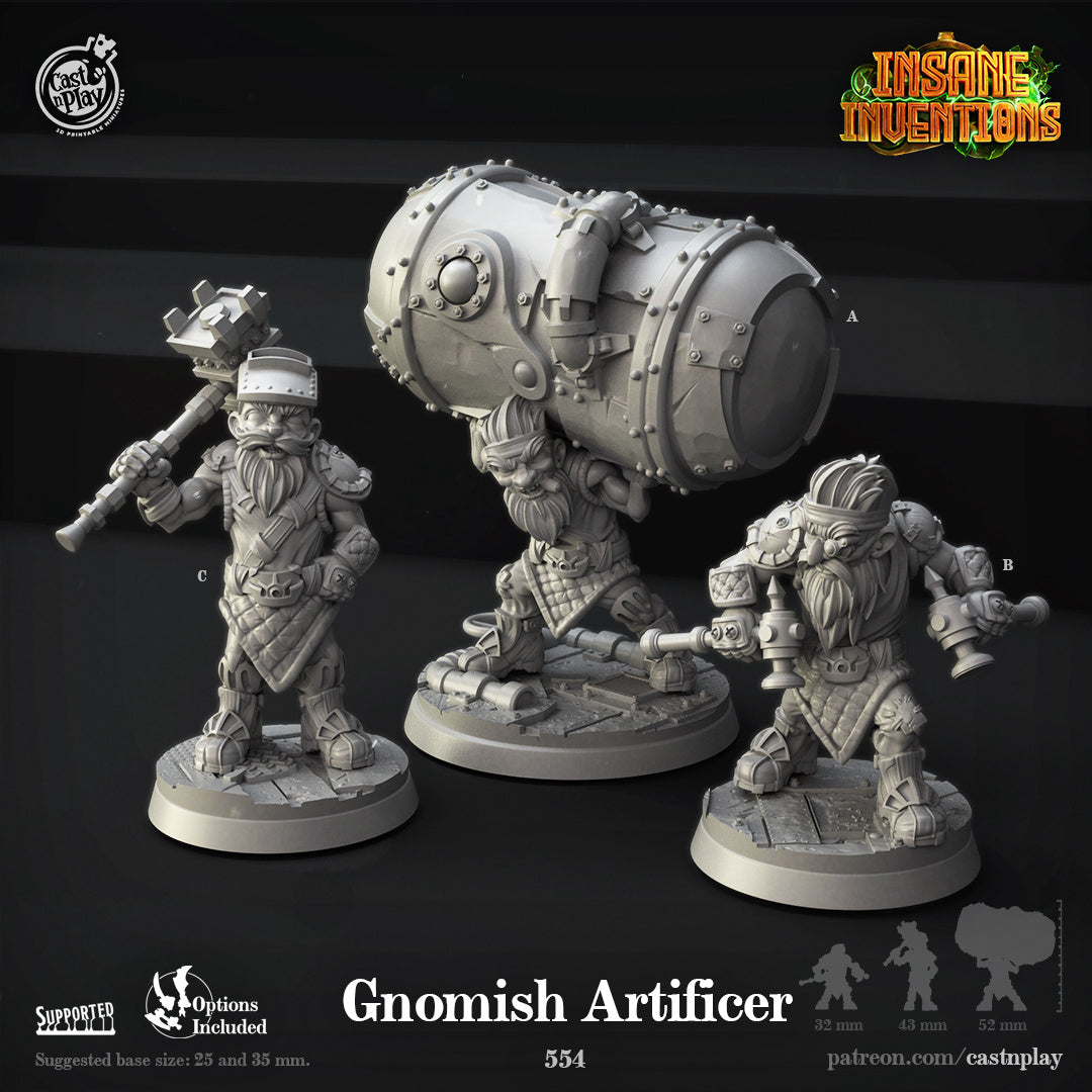 Gnomish Artificers - Insane Inventions - CastNPlay Wargaming D&D DnD ...