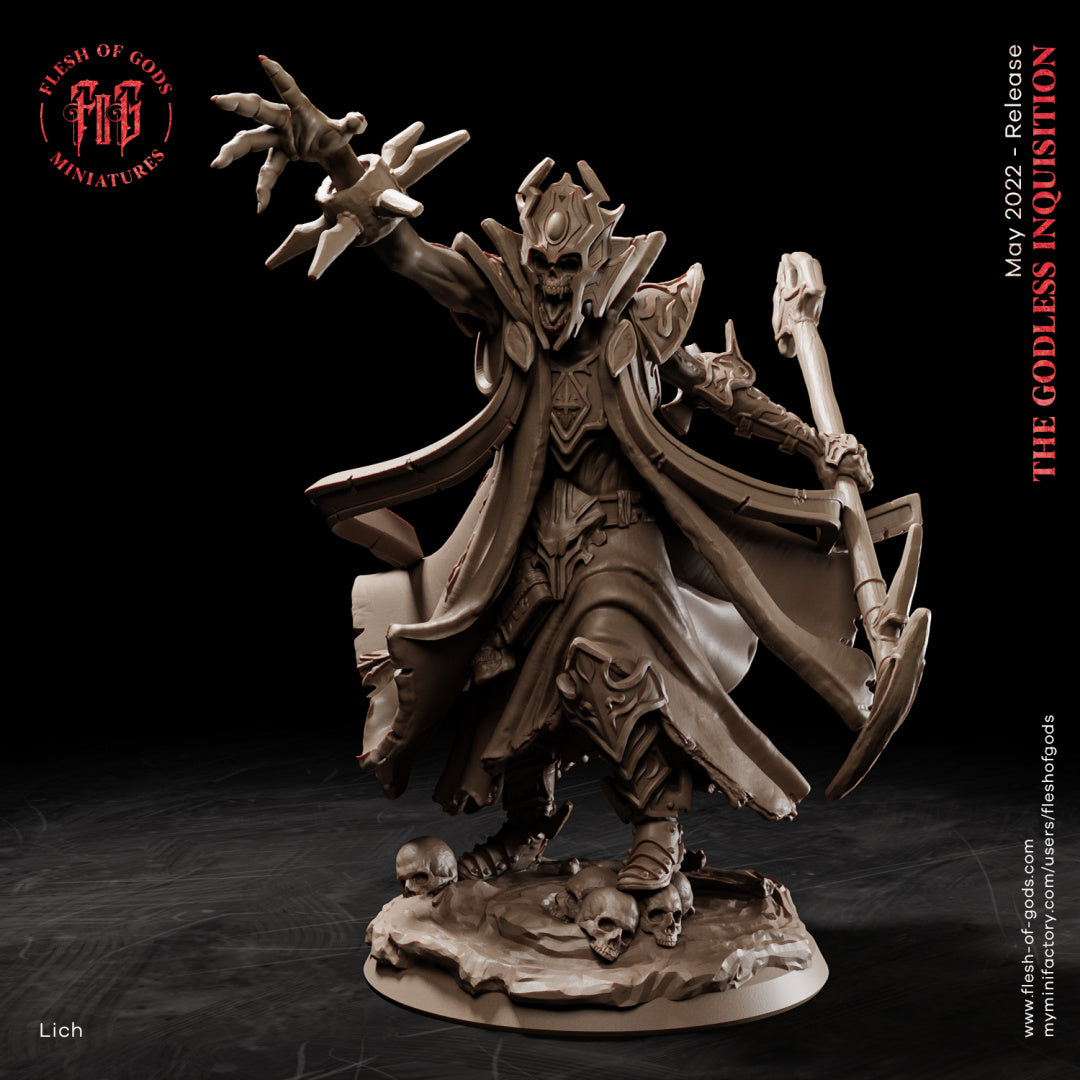 Lich - The Godless Inquisition - Flesh of Gods Wargaming D&D DnD ...