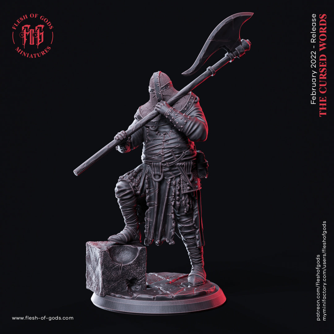 The Executioner - The Cursed Words - Flesh of Gods Wargaming D&D DnD ...