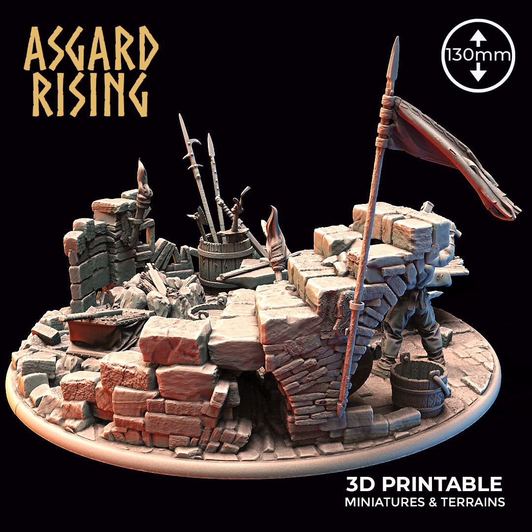 Riddle of Steel Diorama - Asgard Rising - Wargaming D&D DnD – Dungeon ...