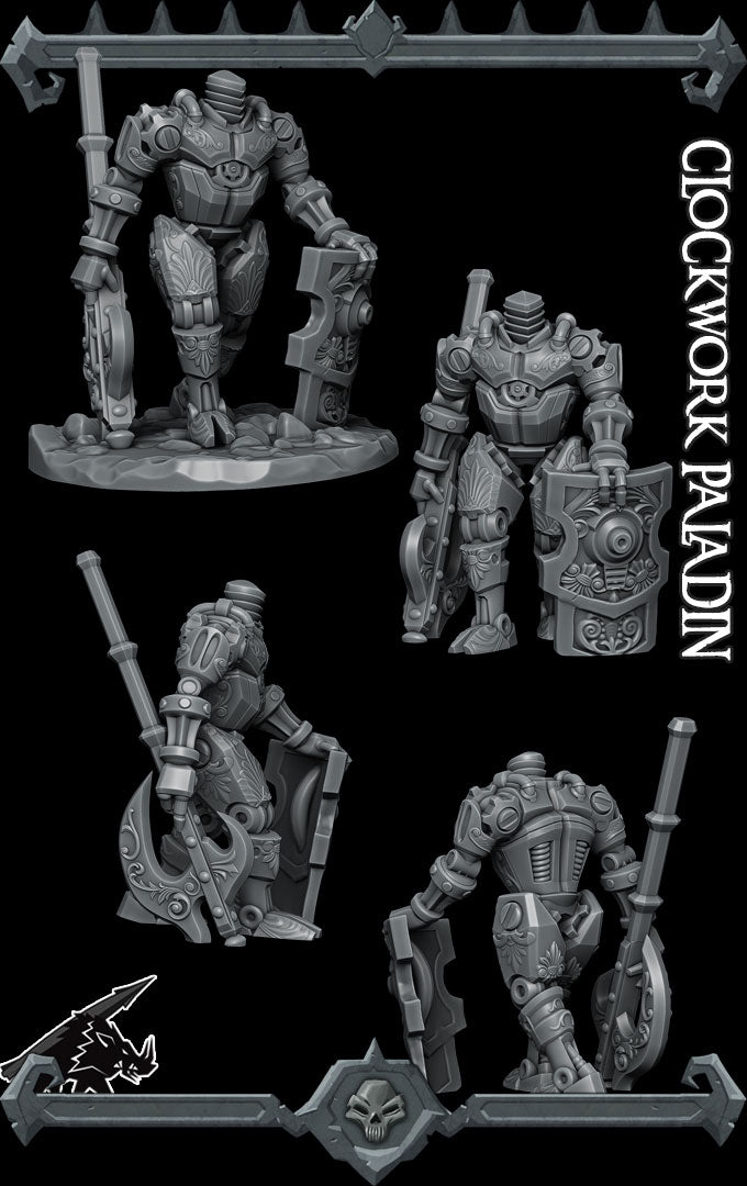 Clockwork Paladin - Rocket Pig Wargaming D&D DnD – Dungeon Artifacts