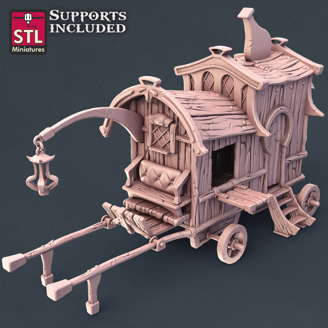 Potion Vendor Set - STL Miniatures - Wargaming D&D DnD – Dungeon Artifacts