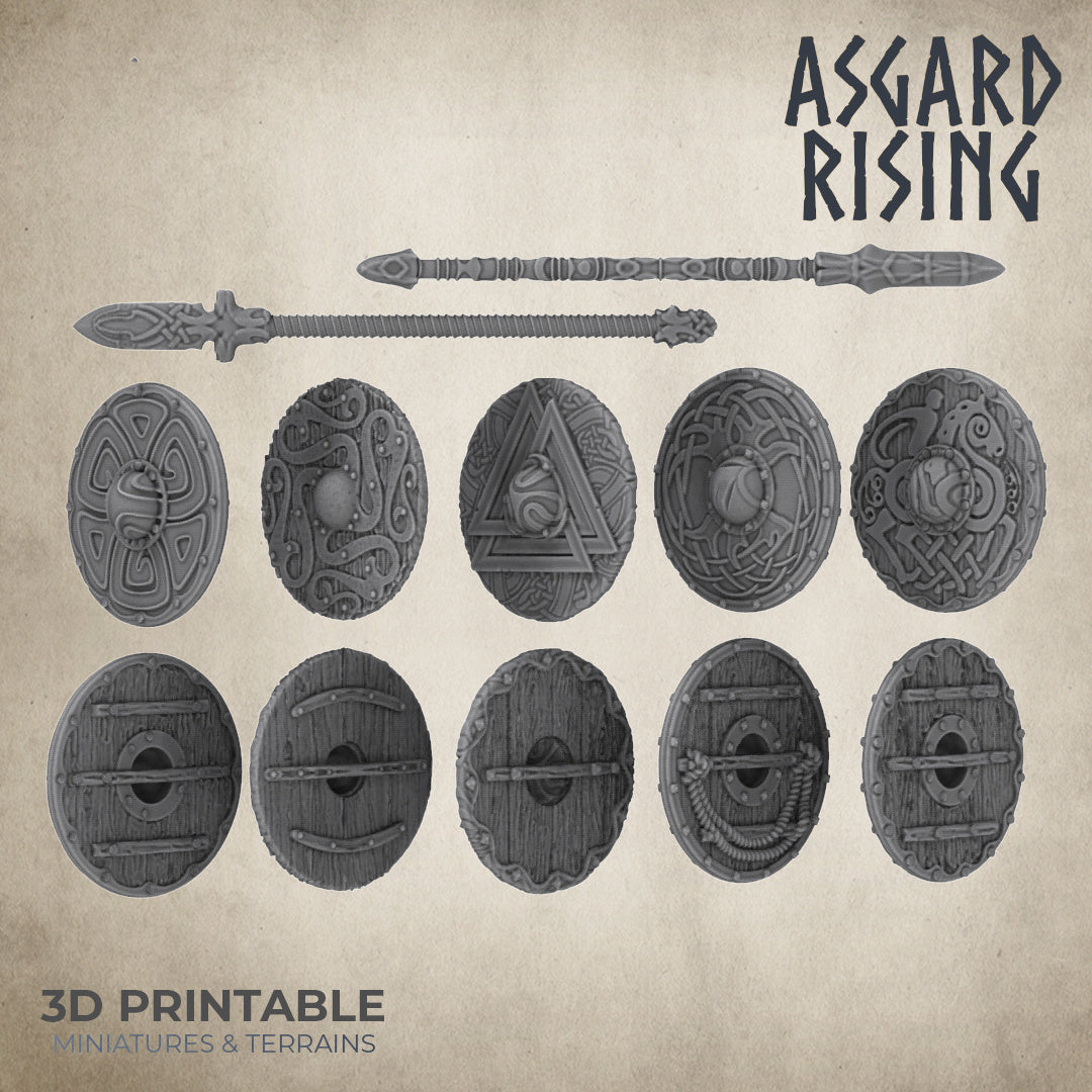 Weapons Set 2 - Asgard Rising Miniatures - Wargaming D&D DnD – Dungeon ...